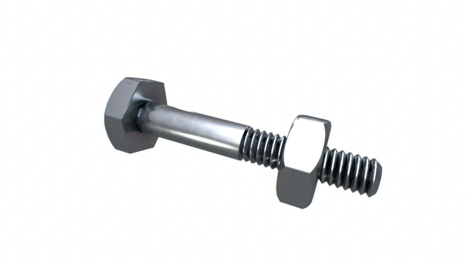 BSW Hex Bolt & Nut - Grade 2 Mild Steel Zinc Finish